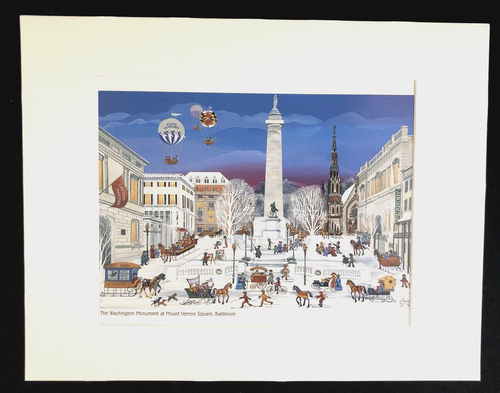 "The Washington Monument at Mount Vernon Square, Baltimore" - Carol ...