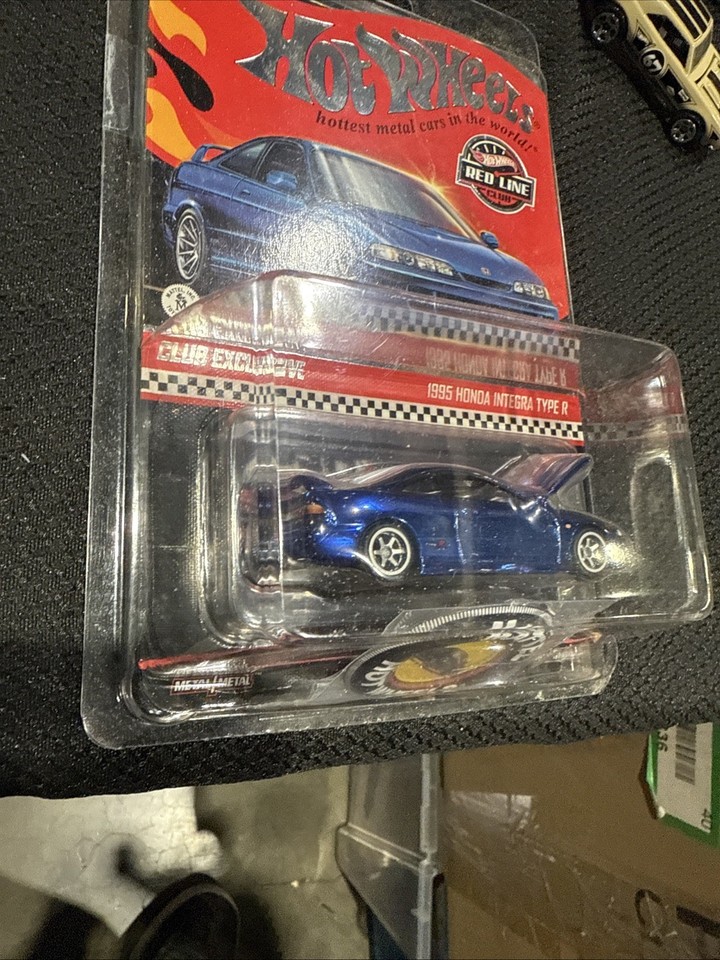 HOT WHEELS 2025 Red Line Club Car RLC Blue 1995 Honda Integra Type R IN ...