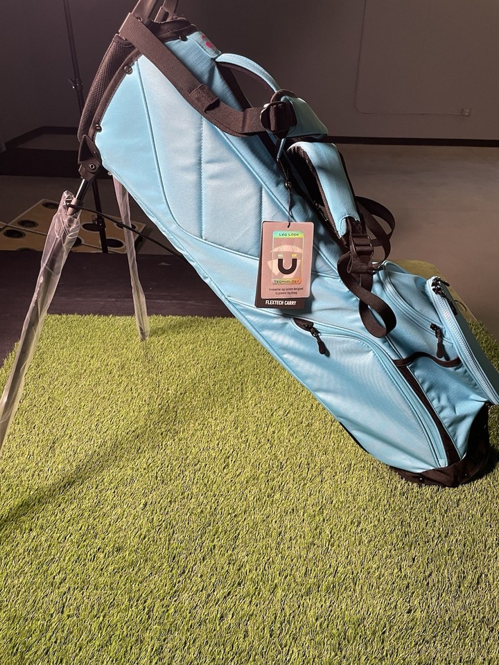 Taylormade Flextech Carry Stand Bag - Miami Blue | eBay
