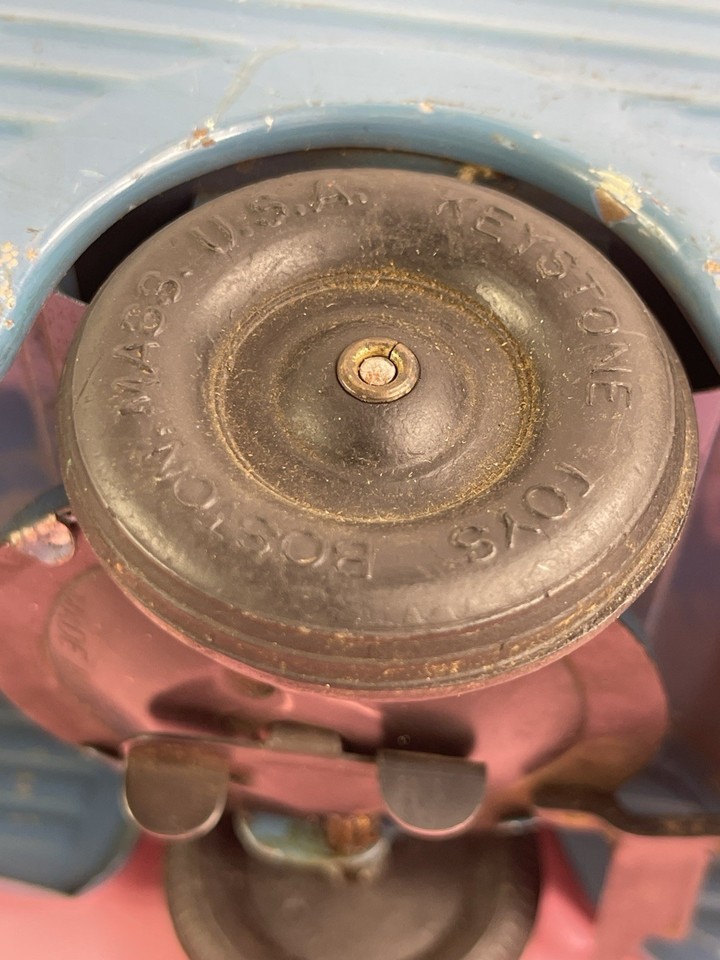 Vintage 1930's Kingsbury Keystone Greyhound Bus Pressed Steel Windup 18 ...