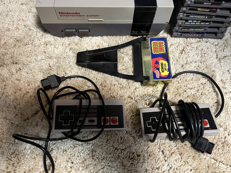 Nintendo Original Game System With Multiple Games, 2 Controllers and ...