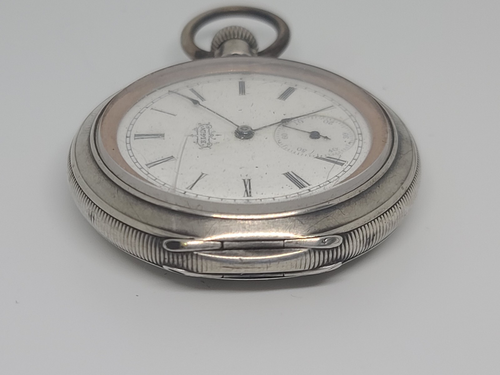 ANTIQUE 1897 ELGIN 6s 7j COIN SILVER POCKET WATCH | eBay