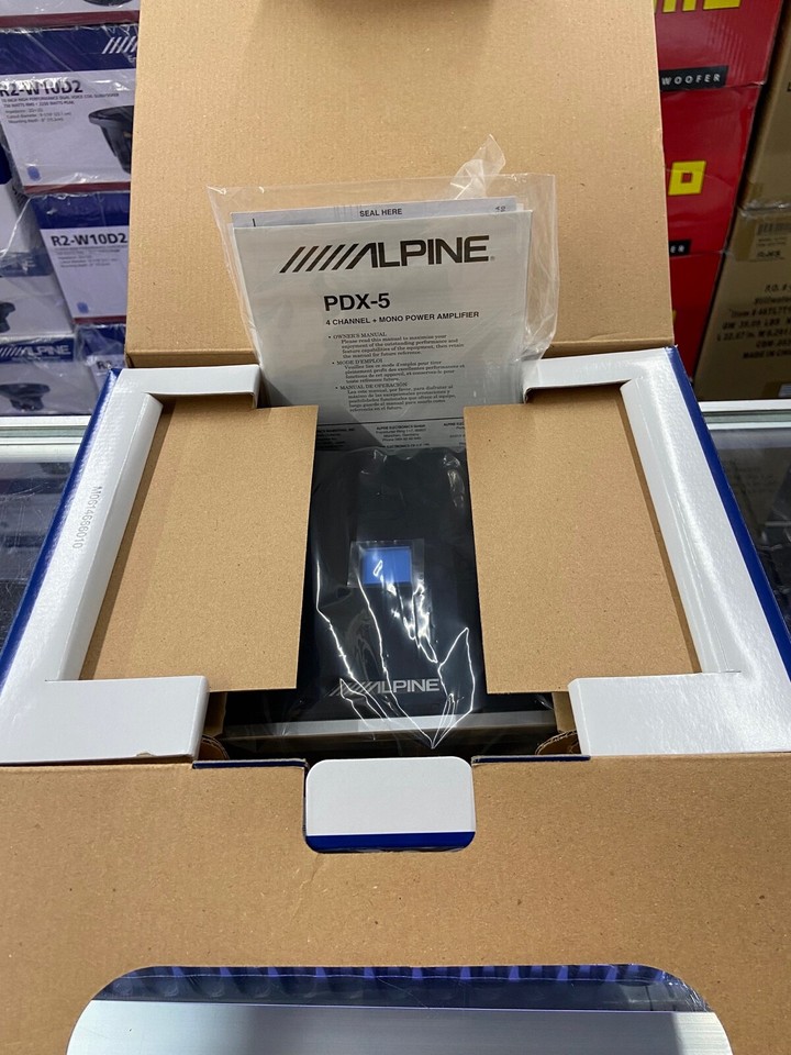 ALPINE PDX-5 5-CHANNEL CAR AMPLIFIER *CLASSIC* | eBay