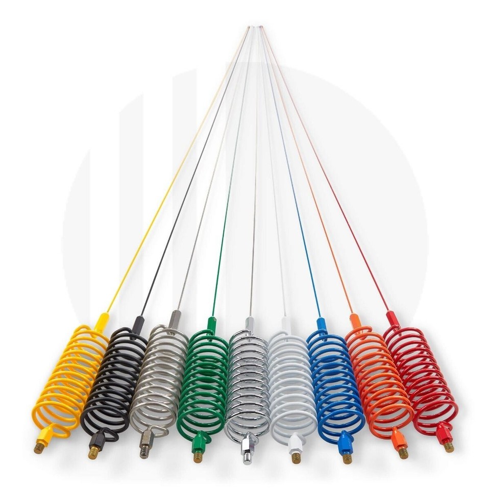 large springer aerial cb radio antenna with 3/8 power stick dv body ...