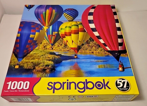 Springbok Take Flight Hot Air Balloons 1000 Piece 24" x 30" Jigsaw ...