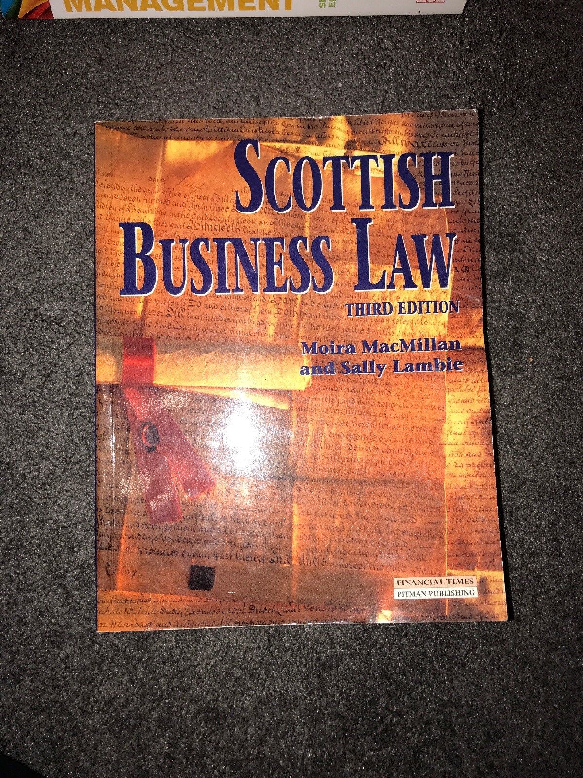 Scottish Business Law by Sally Lambie, Moira Macmillan (Paperback, 1997 ...