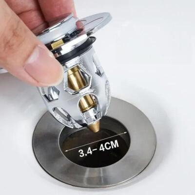 Mer-Maid Universal Magic Drain Sink Stopper, Instantly Replace Broken ...