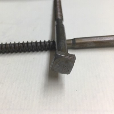 (25) 1/4" x 4 1/2" Square Head Lag Bolts Plain Steel Screws 1/4 4-1/2 4 ...