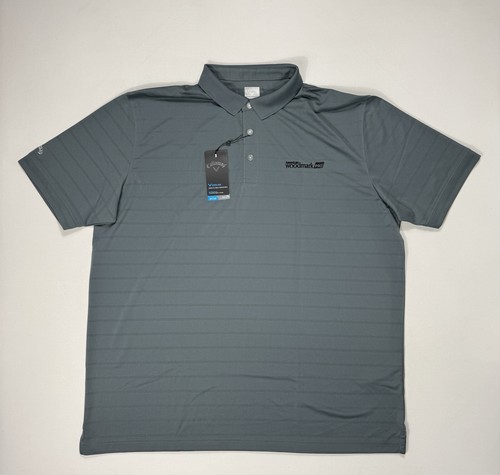 Callaway Opti Dri Men’s 2XL Polo Shirt NWT Golf Grey Full Ventilation ...