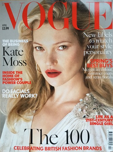 VOGUE Magazine BRITISH UK April 2017 Supermodel Kate Moss NEW | eBay