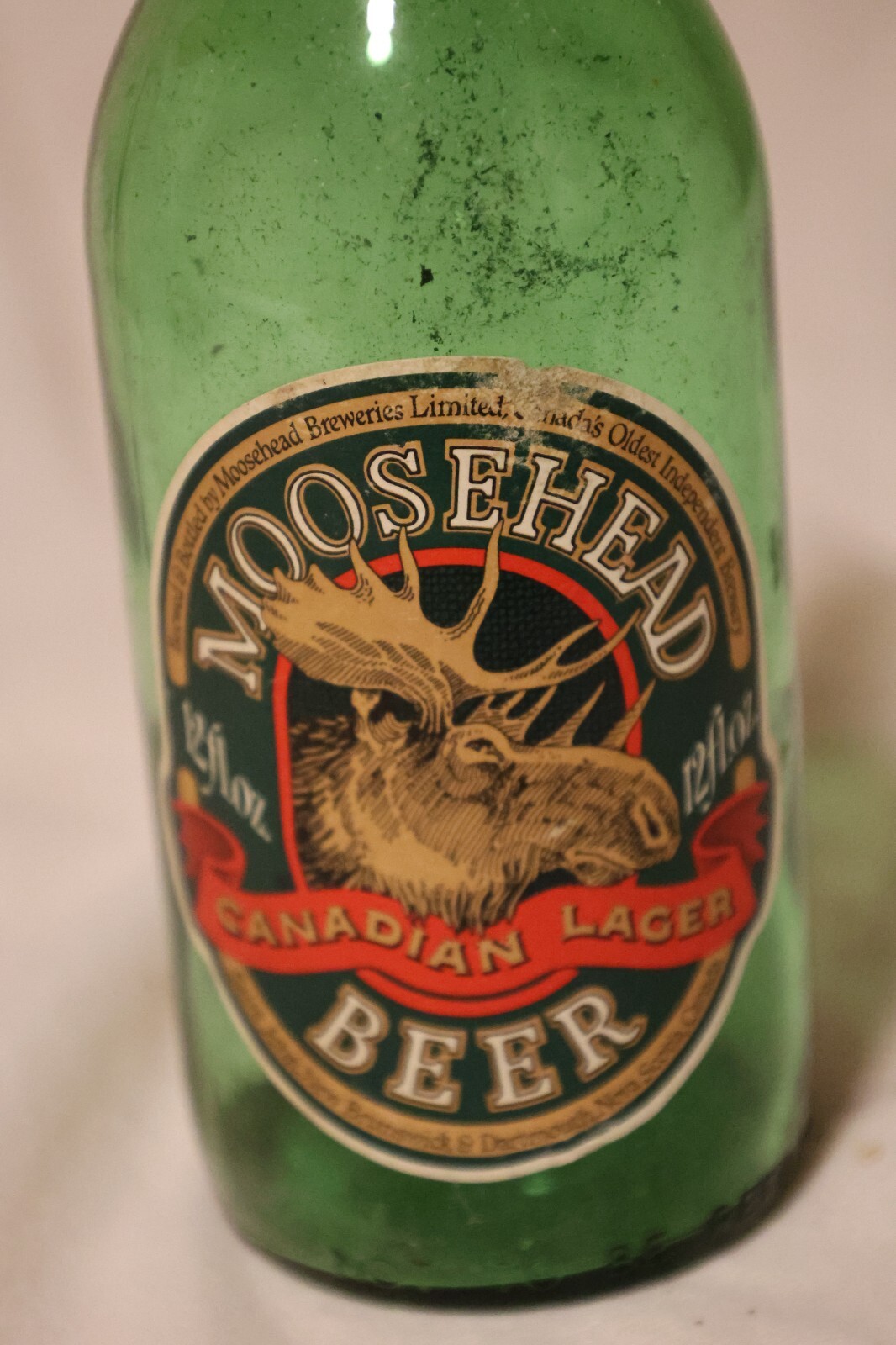 Moosehead Canadian Lager Green Glass Beer Bottle | eBay