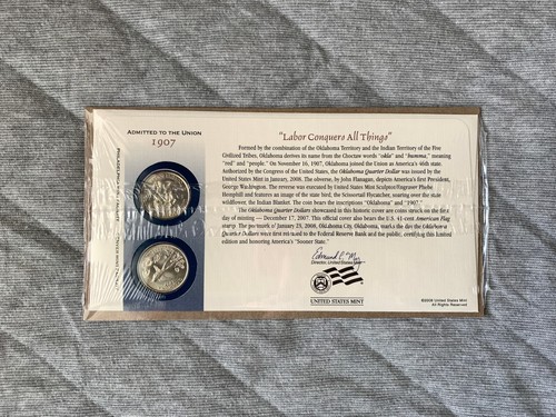 2008 P&D Oklahoma State Quarter First Day Cover | eBay