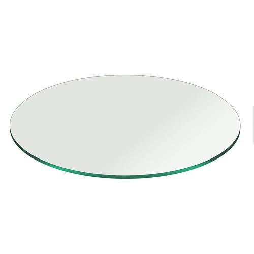 Clear Round Glass Table Top 3/8" Thick - Tempered Glass Table Top 18 ...