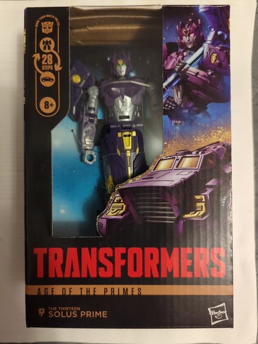 Transformers Age of the Primes Deluxe Class Solus Prime The Thirteen ...