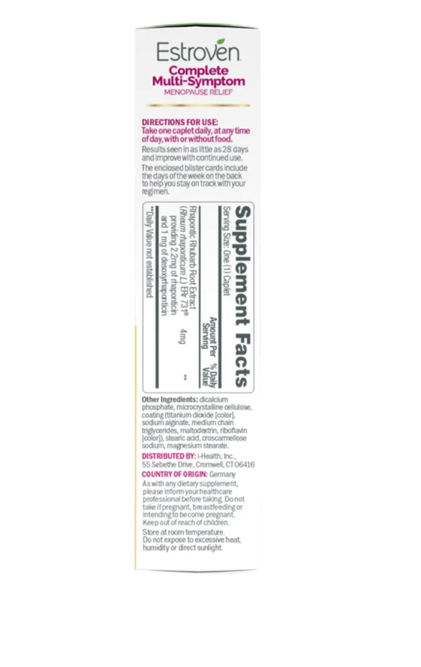 Estroven Complete Multi-Symptom Menopause Relief, 84 Caplets | eBay