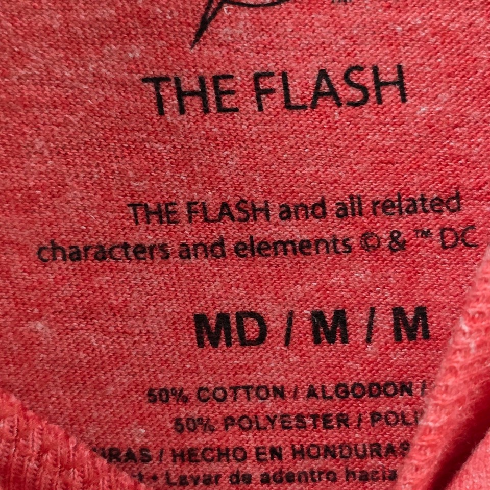 The Flash T-Shirt DC Comics Graphic Tee Red Boys Kids Size M Medium | eBay