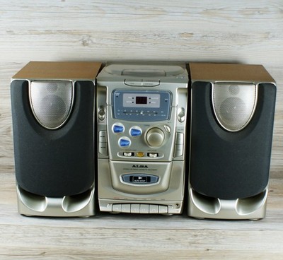 Alba SYS1713CD Micro Stereo Hi-Fi System CD Tape Cassette FM AM Radio ...