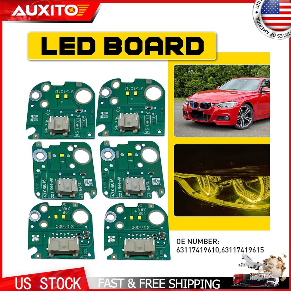 Yellow Angel Eye DRL LED Board For BMW LCI 3 Series 330i 340i 320i ...