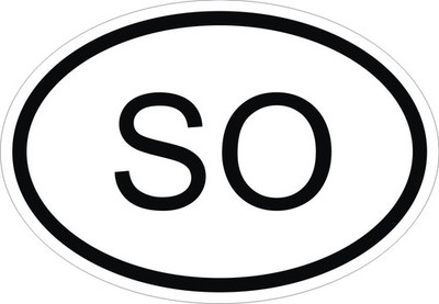 Somalia Country Code Oval Sticker / Vinyl Waterproof Decals Graphics | eBay