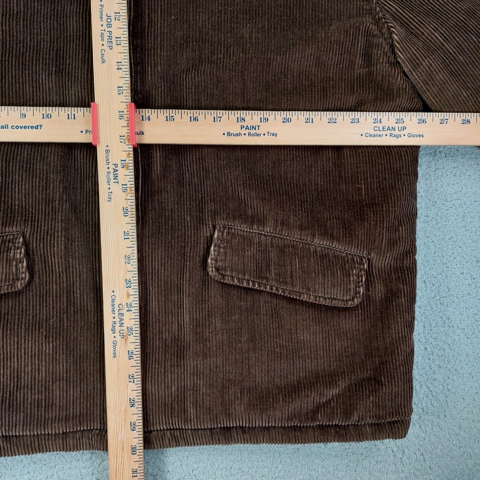 J Crew Corduroy Coat Harrington Jacket Flannel Lined Men's Size XL ...