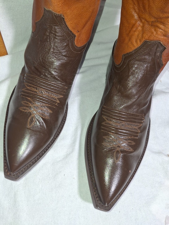 Womens cowboy boots Honcho Br kangaroo sz 10 C p660 | eBay