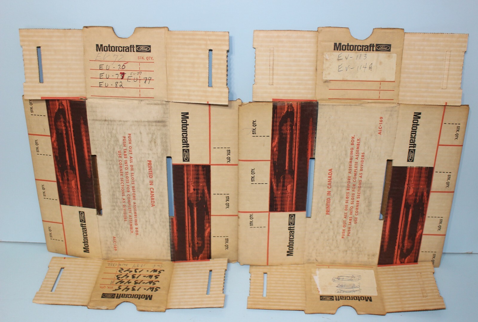 1969 70 GT40 Parts Motorcraft Box Carroll Shelby Boss Mustang Cobra ...