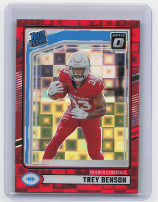 2024 Panini Donruss #326 Trey Benson Optic Preview Red Pandora | eBay