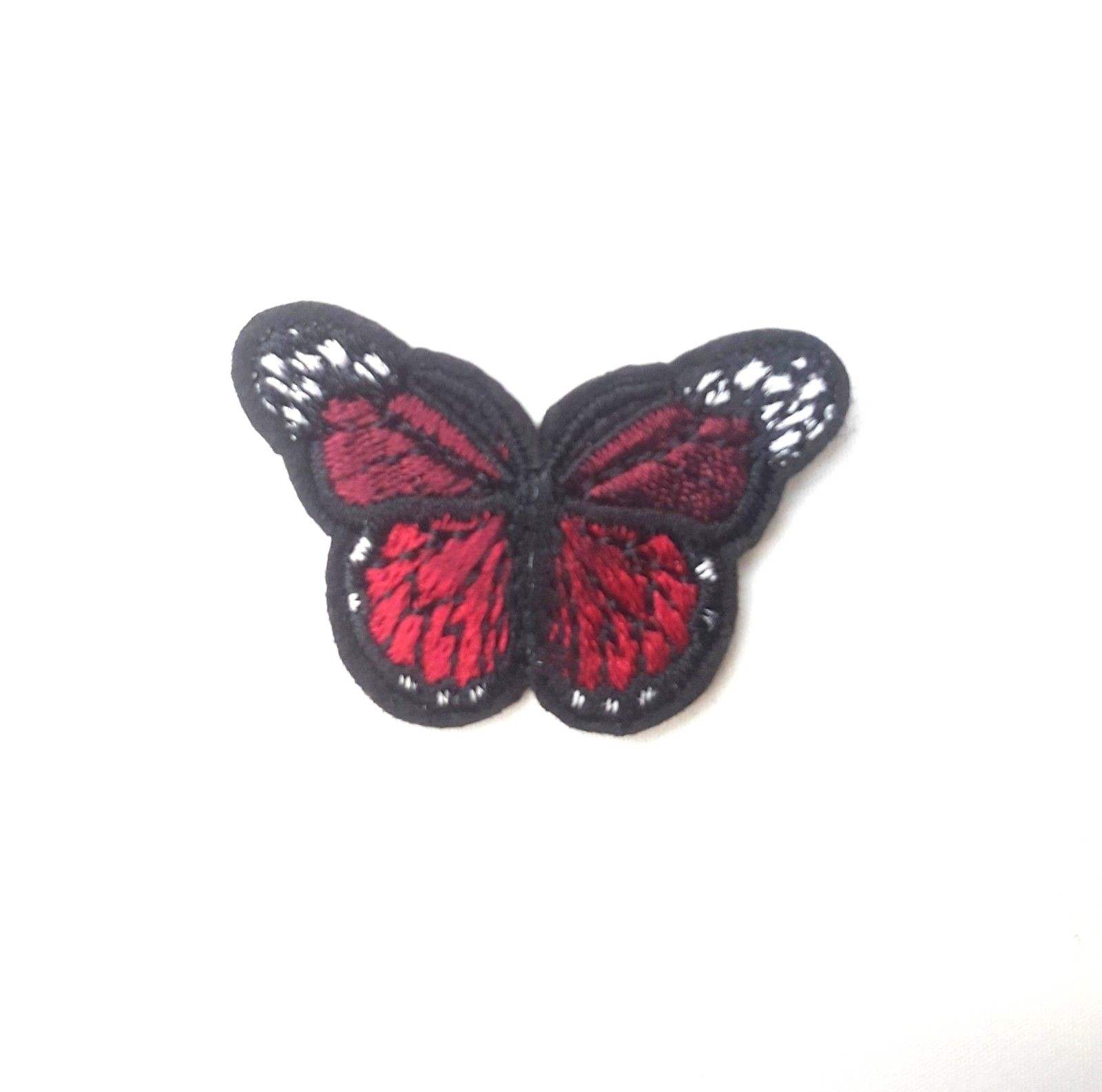 Monarch Butterfly Patch Mini Small Embroidered, Iron-On/Sew-On Applique ...