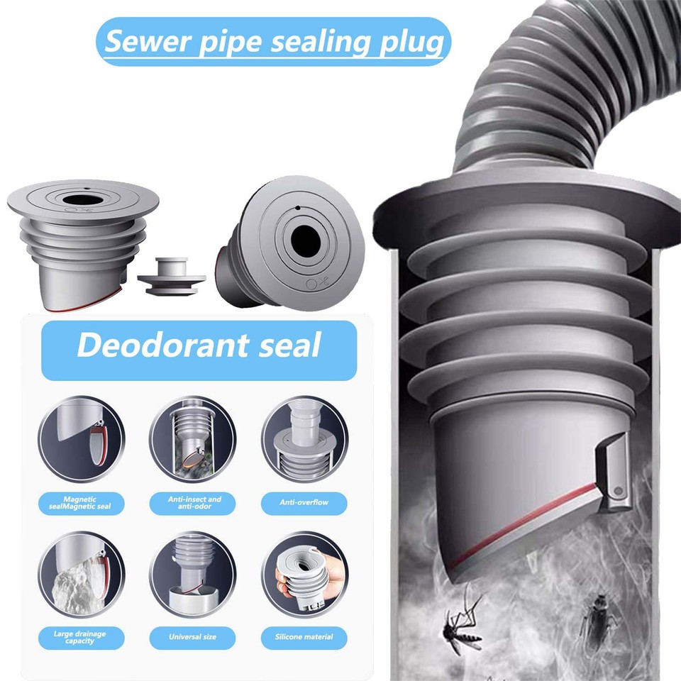 Washer Machine Drain Hose Seal Sealing Cover Drain Plug for Sewer Pipe ...