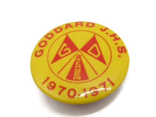 Goddard J.H.S. JHS Member Pin Button 1971 | eBay