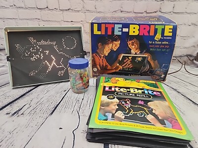 Vintage Lite Brite, with box, pegs, papers, ALL PIECES 1967 | eBay