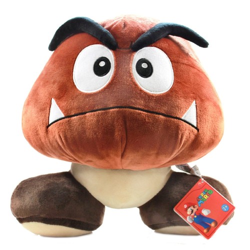 Official GOOMBA Super Mario Bros. 12 in. Plush San-Ei 1245 (Kuribo ...