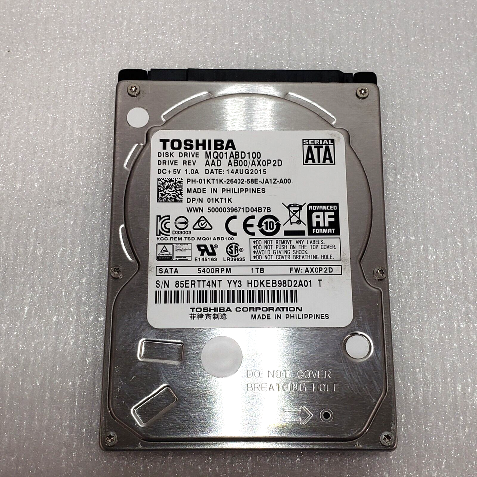 500/640/750/GB 1TB SATA 2.5" HDD Mixed Brand SAMSUNG WD HGST Seagate ...