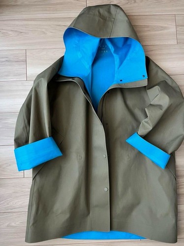Uniqlo MARNI Blocktech Half Coat Khaki Blue Size JP M Unisex Zip Button ...