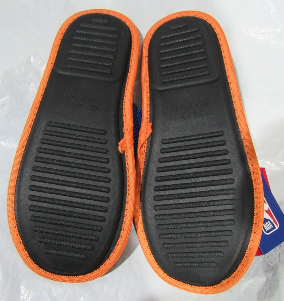 NBA New York Knicks Mesh Slide Slippers Striped Sole Size M by FOCO | eBay