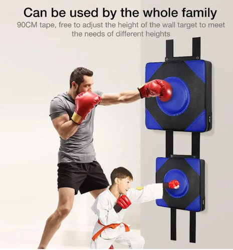 Silent Punching Bag,Wall Mounted Boxing Target For Home & Training Blue ...