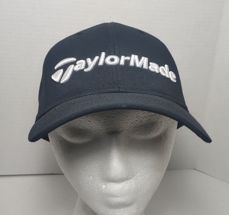 TAYLORMADE Golf Tour Radar Black Hat Cap SIM2 TP5 logo Adjustable ...