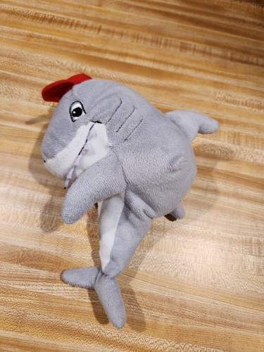 Small Shark with Red Hat Funny Stuffed Animal Plush Toy | eBay