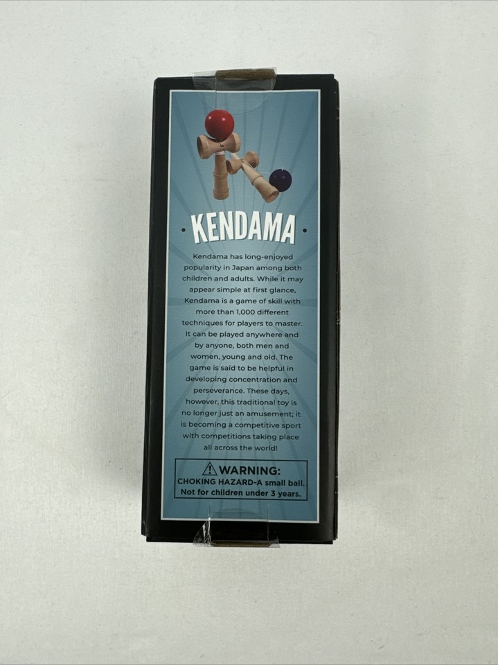 Classic Wooden Kendama Samsonico The Original Fun Workshop Skill Game ...