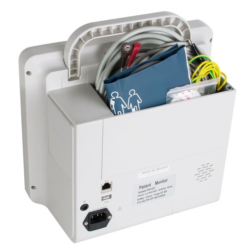 Portable Medical 6 parameter 12" Vital Sign Patient Monitor ECG NIBP ...