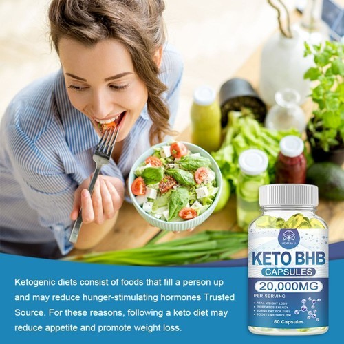 180 Pills Keto BHB Capsules Weight Loss Diet Pills Fat Burner Detox ...