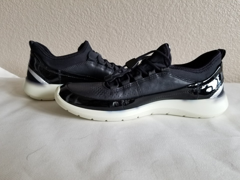 New Ecco soft 5 black leather shoes. Sz37. RT$120 | eBay