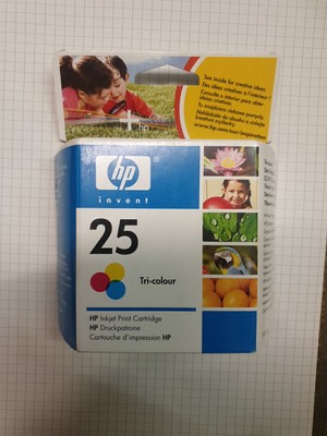 Tintenpatrone HP 25 51625A ORIGINAL Tricolor - UNBENUTZT und VERSIEGELT ...