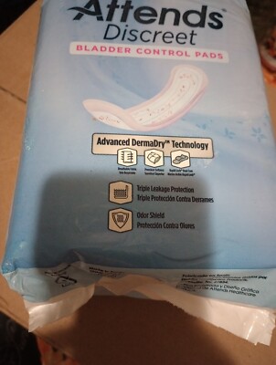 Attends Discreet Bladder Control Pads Moderate 20 Count Pack Of 6 | eBay