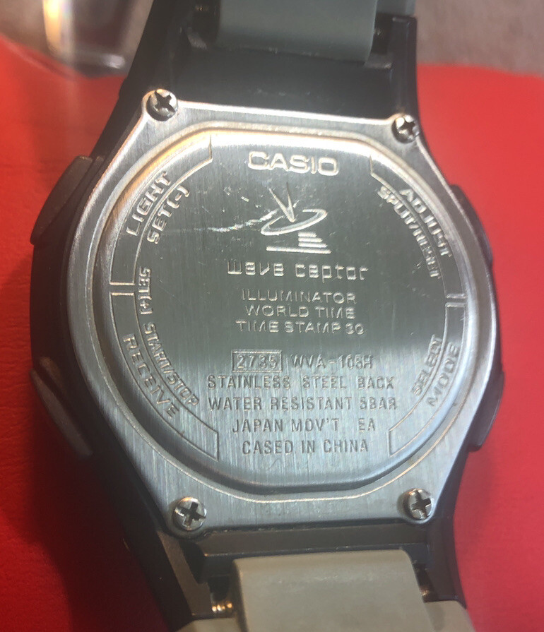 Casio Wave Ceptor 2735 Wva-105h Wrist Watch for sale online | eBay