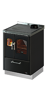 Cucina a legna cucina economica CADEL SMART 80 S 7.5 kW - Invia mail ...