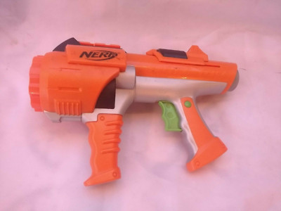 NERF Dart Tag Hyperfire Barrel Gun Blaster Orange Rotating Shot Hasbro ...