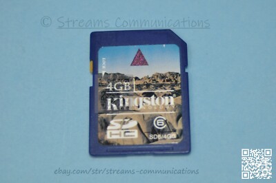 4GB Kingston SDHC SD Card for Nikon D40 D40X D50 D60 D90 D80 Digital ...