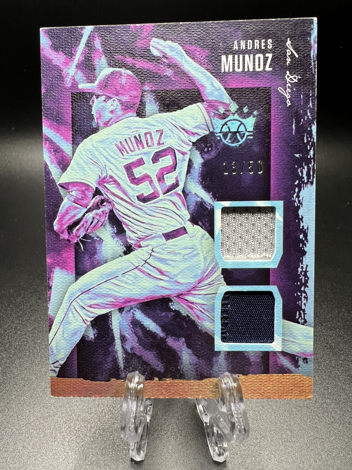2020 Panini Diamond Kings - DK Materials Holo Gold #DKM-AN Andres Munoz ...