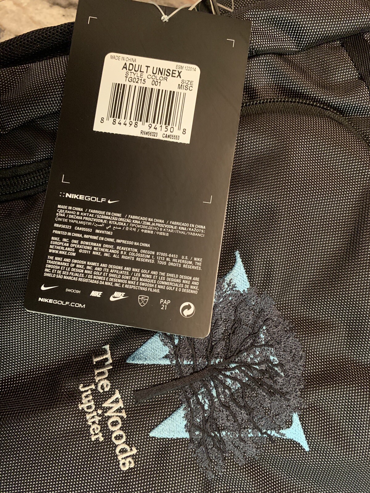 Tiger Woods Autographed Nike Limited Edition 1/1 Rare Signed Backpack ...